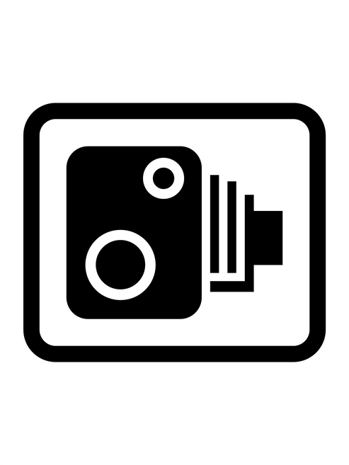Pack of 3 Speed Camera Traffic Warning Sticker Signs (A5) – Wheelie ...
